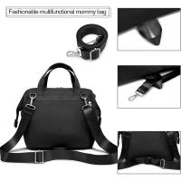 China Custom Baby Diaper Bag Backpack Small Maternity Handbag Waterproof Multifunction Travel Backpack Stylish Mini Ladies Tote Bags for sale