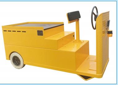 China ESP AC Lithium Battery Polyurethane Solid Tire Electric Powered Tractor baggage for sale