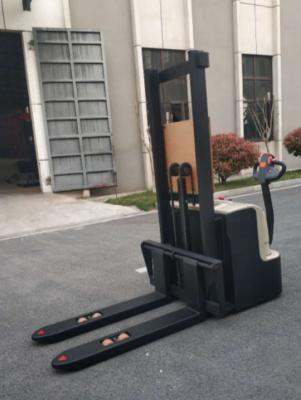 China CE Electric Pallet Forklift Polyurethane Tire Walking Pallet Stacker for sale