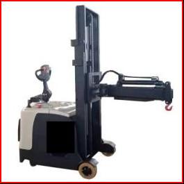 China Outdoor Work Electric Pallet Truck Stand Up Rated Load 1.5 Ton for sale