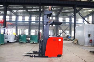 China Single Scissor Double Deep Reach Truck Narrow Channel 1500 KG for sale