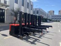 China Boom Type Electric Pallet Forklift Counter Balance Lift Truck Two Section Gantry for sale
