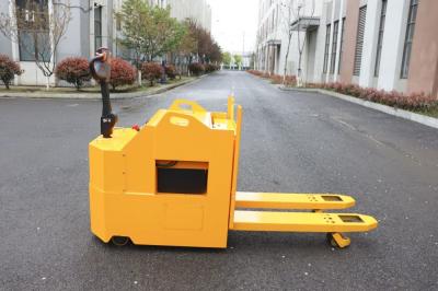 China 1500 KG Pedestrian Straddle Stacker Overall width 850/12300mm for sale