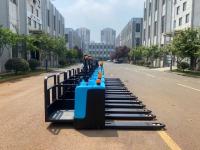 China Electric Pallet Stacker Handling Vehicle Jack 3500 KGS Load Capacity for sale