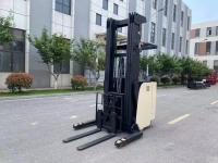 China Electric Pallet Forklift Double Reach Forward Forklift Rated Load Capacity 1600 KG Forward Distance 1000 mm for sale