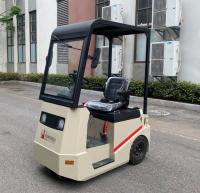 China 2 Tons Seated Type Electric Truck Tractor Hydraulic Steering With Three-points And Smart Charger for sale