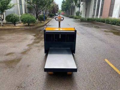 China 7 Tons Load Capacity Electric Pallet Trucks Jack With  Platform Handling for sale