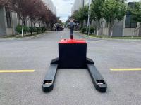 China Electric Hand Pallet Jack Stacker 6000 KGS Electronic Steering Pedestrian Password Lock Magnetic Card Key for sale