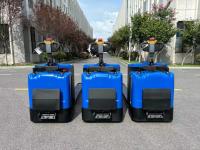 China Customized Electric Pallet Staker Jack Capacity 3000 KGS Fork Lenght 2000 Meters With Pedal Protection Arm for sale