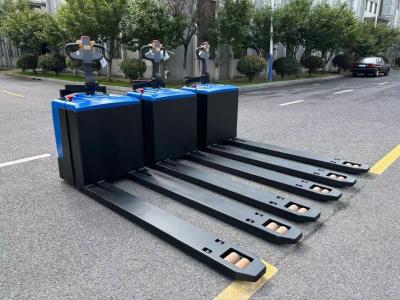 China Electric Pallet Pump Truck 3000 KGS 3 Tons with Electronic Steering Pedal and Protection Arm for sale