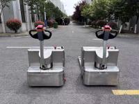 China Lithium /Lead-acid Battery Stainless Steel Pallet Truck Uniform Load Capacity  3000 KG for sale