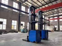 China Double Extension Forward Reach Moving Forklift Three Section Fully Free Mast Rated Load 1500 KG Lifting Height 10 Meters for sale