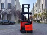 China 3 Tons Reach Truck, Electronic Steering, Shock Absorption, Overheat Protection for sale