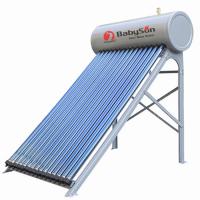 China Galvanized Steel INMETRO High Pressure Solar Water Heater 200 Liter 58mm Tube for sale