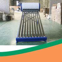 China Thermal 100L OEM Low Pressure Solar Water Heater Galvanized Steel 58mm 1800mm Tubes for sale