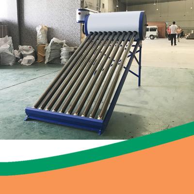 China Color Steel Low Pressure Solar Water Heater 200L 58mm Vacuum Tube for Family for sale