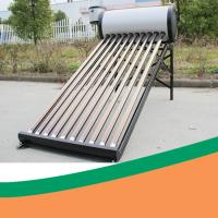 China Color Steel Solar Thermal System 58mm 1800mm Vacuum Tube Low Pressure Solar Water Heater 100L to 500L for sale