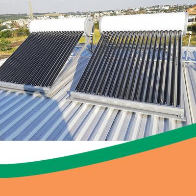 China SUS304 Solar Powered Hot Water Heater 58mm 1800mm Evacuated Tube Roof Mounted System for sale