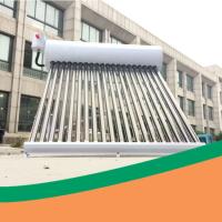 China Color Steel 20 Tube Compact Solar Water Heater 200L Low Pressure Non Pressure System for sale