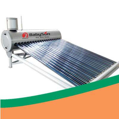 China 304 Stainless Steel 200L Low Pressure Solar Water Heater CE Certified Home for sale