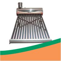 China Non Pressure Stainless Steel Solar Hot Water Heater with Assistant Tank 58mm 1800mm Tubes for sale