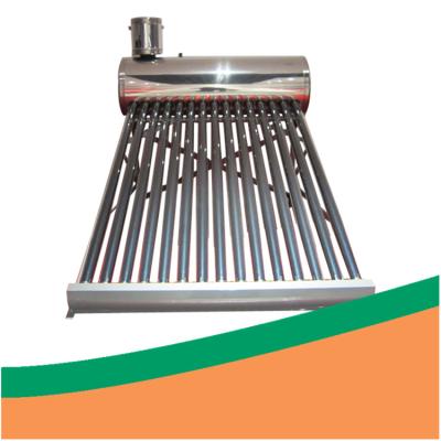 China Non Pressure Stainless Steel Solar Hot Water Heater with Assistant Tank 58mm 1800mm Tubes for sale