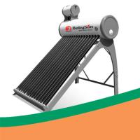 China Low Pressure Solar Water Heater with Auxiliary Tank 58mm 1800mm Vacuum Tubes 100L-500L for sale