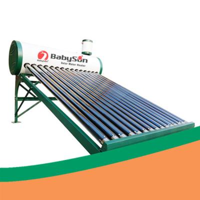 China Passive Solar Water Heater 100L 2 Person Low Pressure Home Use with 58mm 1800mm Vacuum Tubes for sale