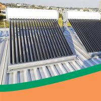 China CE ISO Certified Low Pressure Solar Water Heater 58mm 1800mm Vacuum Tube 100L to 500L Home Use for sale