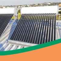 China High efficiency low pressure pvdf steel CE thermal solar water heater for sale