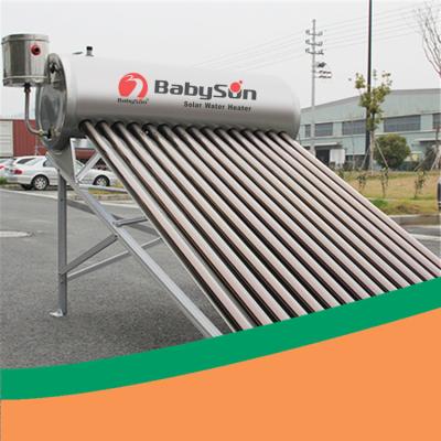 China All Stainless Steel Low Pressure Solar Water Heater 80L to 360L 58mm Vacuum Tubes for sale