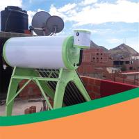 China Galvanized Steel Thermal Solar Water Heater 100L 300L Low Pressure Vacuum Tube for sale
