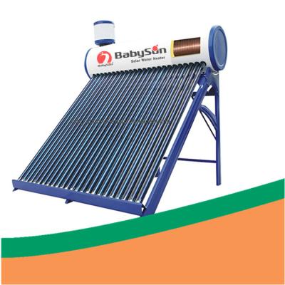 China Pre-Heated Solar Water Heater 50mm Insulation Copper Coil 300L 6 People for sale