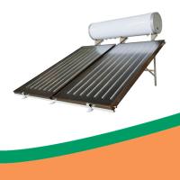 China CE Certified 180L Flat Plate Solar Water Heater with 2.0m2 Collector and 50mm PU Insulation for sale