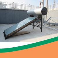 China SUS304 Flat Plate Solar Thermal Collector 150L Pressurized Water Heater Tank for sale