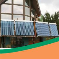China SUS304 Stainless Steel Heat Pipe Solar Collector 58mm Vacuum Tube 300L for Hotel for sale