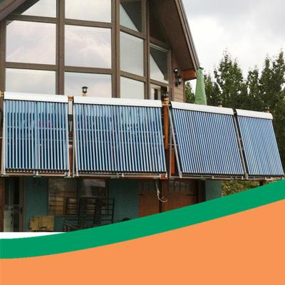 China SUS304 Stainless Steel Heat Pipe Solar Collector 58mm Vacuum Tube 300L for Hotel for sale
