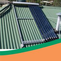 China 25 Tube Swimming Pool Heating Solar Collector 250L Pressurized Water Heater for sale