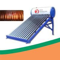 China SUS 304 INMETRO Copper Pipe Solar Water Heater 58mm 1800mm Vacuum Tube 100L for sale
