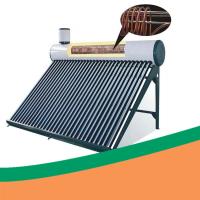 China INMETRO 80L Solar Preheat Hot Water Heater Copper Coil 58mm Tubes 1-2 Person for sale