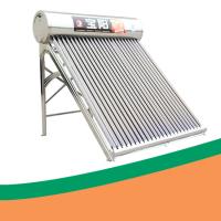 China Non Pressure Solar Water Geyser 24 Tubes 240L SUS304 Stainless Steel Tank for sale