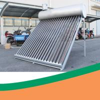 China 150L 200L Evacuated Tube Solar Water Heater 58mm 1800mm Low Pressure Solar Hot Water System for sale
