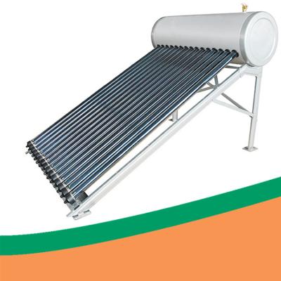 China Compact High Pressure Solar Water Heater 150L 15 Tubes 58mm 1800mm Heat Pipe for sale