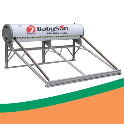 China Freestanding Solar Water Heater 58mm Vacuum Tube 1800mm 200L Capacity CE ISO Inmetro for sale