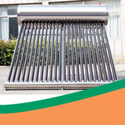 China Long lifetime stainless steel open loop integrated solar water heater for sale