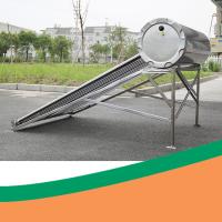 China Balcony Solar Water Heater 100L 10 Tube Evacuated Tube 58mm 1800mm for sale
