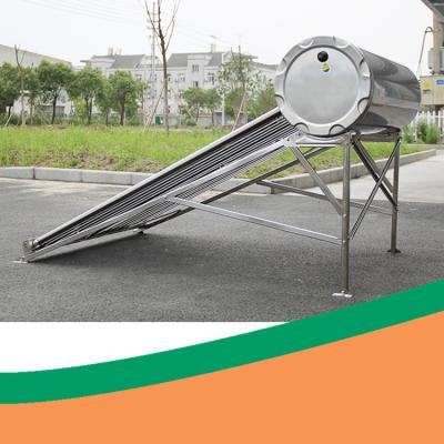 China Balcony Solar Water Heater 100L 10 Tube Evacuated Tube 58mm 1800mm for sale