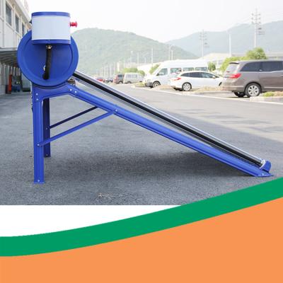 China Solar Geyser Glass Tubes 80L Low Pressure Solar Water Heater With Feeder Tank for sale