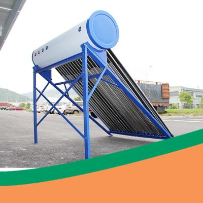 China Compact Pressurized Solar Water Heater 300L Stainless Steel 58mm Vacuum Tubes for sale