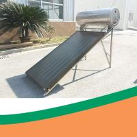 China OEM 150L Flat Type Solar Collector Evacuated Tube Solar Thermal System for sale